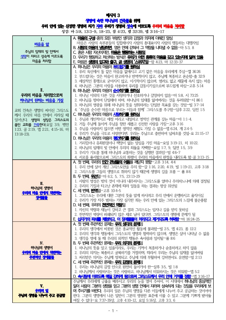 성경진리사역원(BTMK) | [2023년 국제 추수 감사절 집회]M3 - 생명에 속한 하나님의 건축물을 위해 우리 안에 있는 신성한 생명의 씨가 자라 우리가 생명의 성숙에 ...